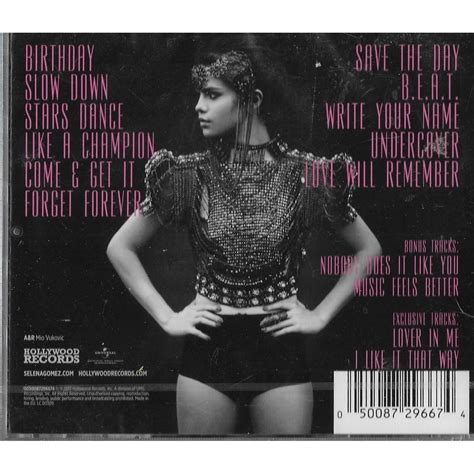Selena Gomez Stars Dance Deluxe Album Cover