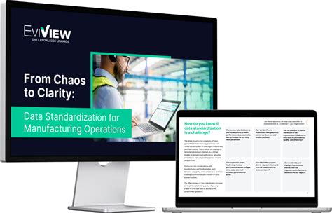 Data Standardization For Manufacturing Operations Eviview