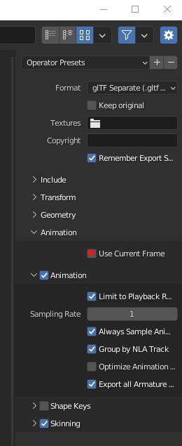 Problems With GLTF Export Of Animations Since Version Blender Stack Exchange