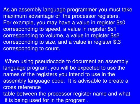 Ppt Mips Assembly Language Programming Powerpoint Presentation Free