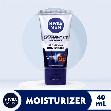☉nivea Men Extra White 10x Effect Face Moisturizer With Spf 30 Moisturizer For Men 40ml