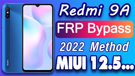 Redmi A FRP Bypass Manual Bypass