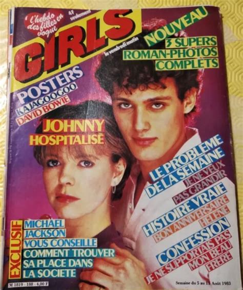Magazine Girls N°188 Août 1983 Michael Jackson Johnny Hallyday 40 Pages Eur 300 Picclick Fr
