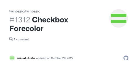 Checkbox Forecolor · Issue 1312 · Twinbasictwinbasic · Github