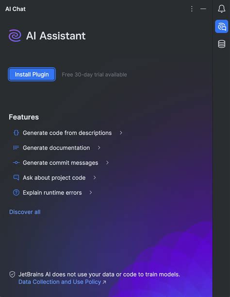 Install Ai Assistant In A Jetbrains Ide Ai Assistant Documentation