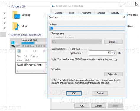 Configure Shadow Copy Of Shared Folder Windows Server 2016
