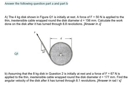 Solved Answer The Following Question Part A And Part B A Chegg