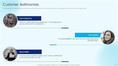 Security Alarm And Monitoring Systems Company Profile Powerpoint Presentation Slides