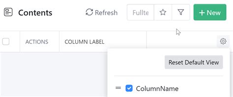 IMPLEMENTED Use Field Label Instead Of Name In Field Selection When Selecting Columns In