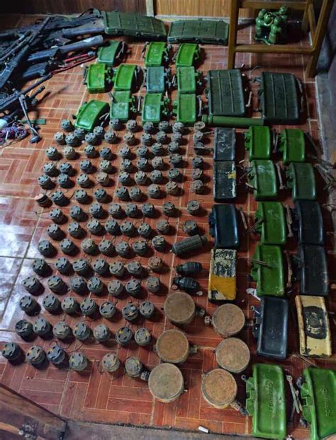 မင်းတပ်မြို့ အတွင်း စစ်တပ် ထောင်ထားသော မိုင်းပေါင်းစုံ ၂၀၀၀ ထက်မနည်း သိမ်းဆည်းရရှိထားပြီး ရှင