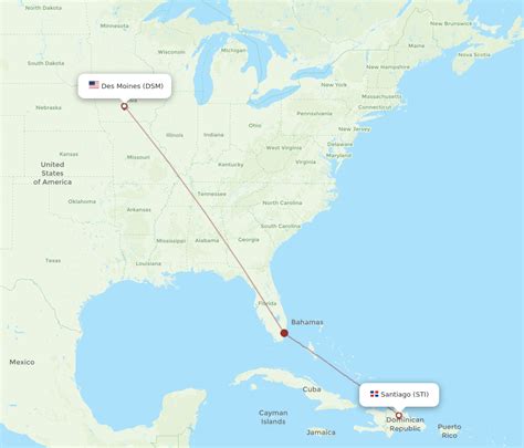Flights From Santiago To Des Moines Sti To Dsm Airlines And Best
