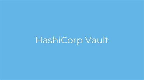 Apache CloudStack Integration With HashiCorp Vault PPT