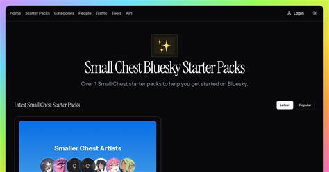 Small Chest Bluesky Starter Packs [1 Lists • Nov 2025]