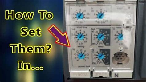 Mccb Settings That You Should Know About