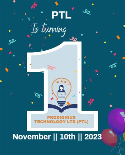 Prodigious Technology Ltd Ptl On Linkedin Companyanniversary