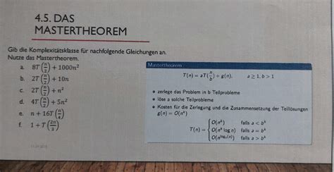 Mastertheorem Informatik