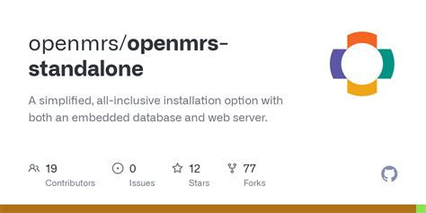 Github Openmrsopenmrs Standalone A Simplified All Inclusive