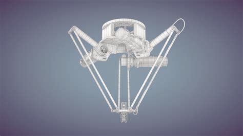 3d Model Industrial Delta Robot Turbosquid 1716985