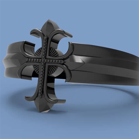 Jusus Cross Ring・ Stl File For 3d Printing・cults