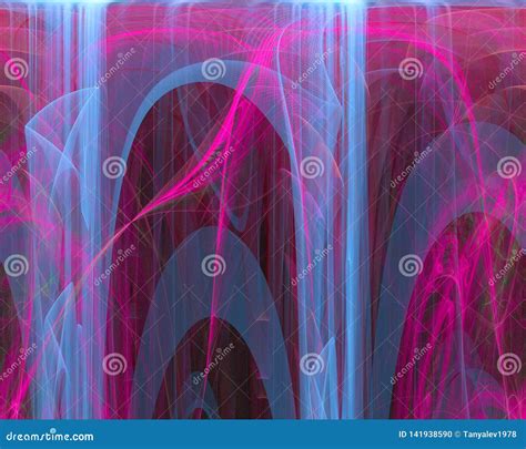 Abstract Flame Digital Fractal Future Vibrant Creativity Elegance