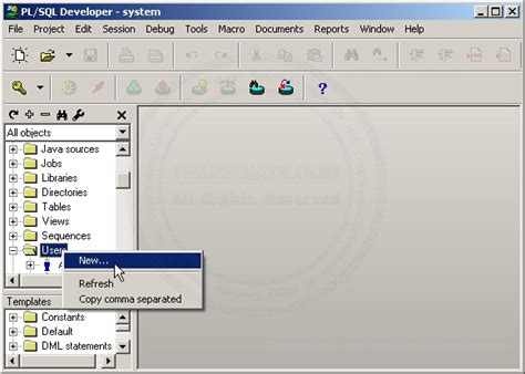 Oracle Creategrant User