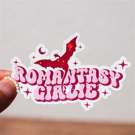 Romantasy Girlie Sticker Book Lover T Bookish Sticker Kindle Sticker Bookish Merch Smut