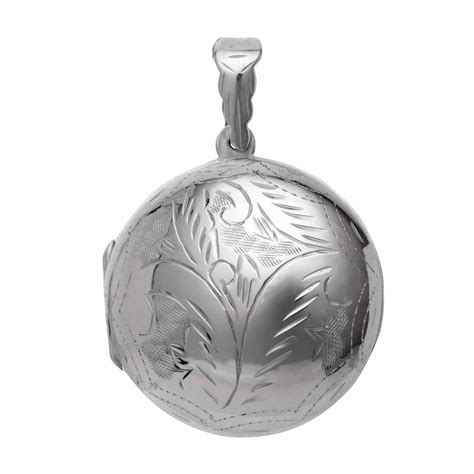 Round Locket Simply Silver