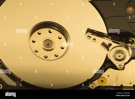 Hdd Open Hard Disk Drive The Concept Of Data Storage Stock Photo Alamy