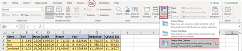 All The Ways To Freeze Rows And Columns In Excel Business Tech Planet