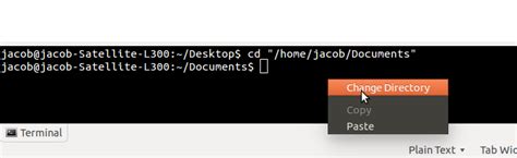 Command Line Can I Make Gedit Embedded Terminal Cd Automatically To