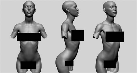 Female Upper Body Model Turbosquid 2204795