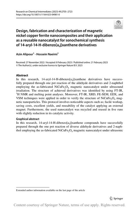 Design Fabrication And Characterization Of Magnetic Nickel Copper Ferrite Nanocomposites And