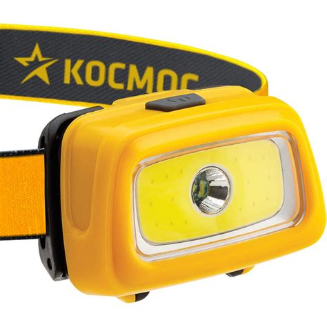 Светодиодный налобный фонарь КОСМОС KOC-H3WDS-COB 1Вт + 3Вт СОВ ...
