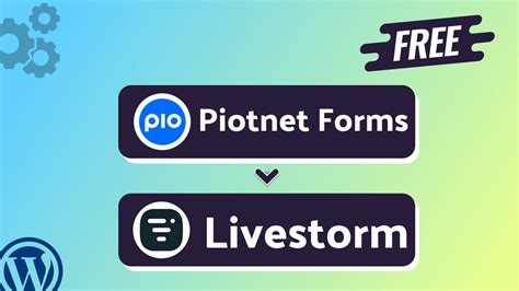 Freeintegrating Piotnet Forms With Livestorm Step By Step Tutorial Bit Integrations Youtube