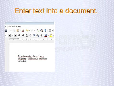 Word Processing Document Creation