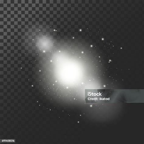 렌즈 플레어 흰색 빛나는 조명 효과의 벡터 일러스트 레이 션 나이트클럽에 대한 스톡 벡터 아트 및 기타 이미지 나이트클럽