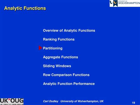 ppt analyzing your data with analytic functions powerpoint