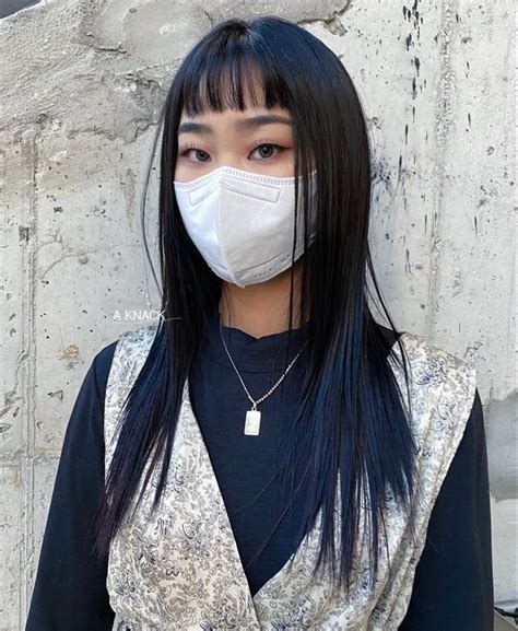 슬릭컷풀뱅 헤어스타일