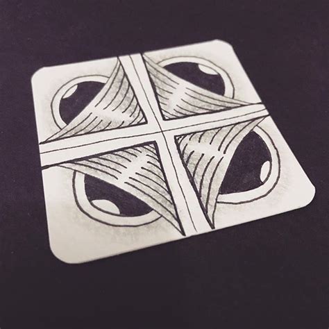 Janet Yuen Czt Sur Instagram 20181115 One Zentangle A Day 一天一禪繞 Onezentangleaday