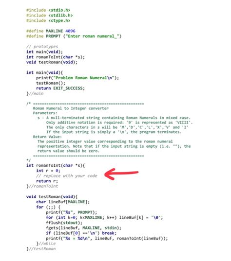 Solved Text Parsing Exercise—convert Roman Numerals To