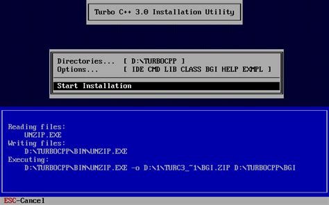 Cc Installing And Experienced Turbo C 30 In Dosbox