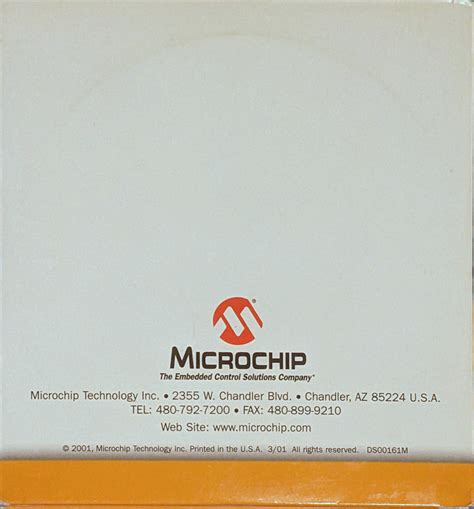 Microchip Technical Library Cd Rom 2001 2 Cds Free Download Borrow And