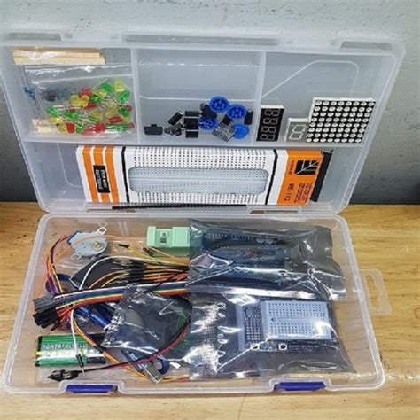 Combo Bộ Kit Học Tập Arduino Uno R3 V1 Cơ Bản Robot Steam