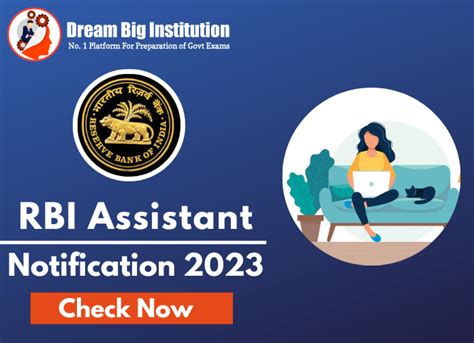 Rbi Assistant Notification 2023 Pdf For 450 Posts Apply Online