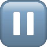 ⏸ Pause Button Emoji Meaning Copy And Paste