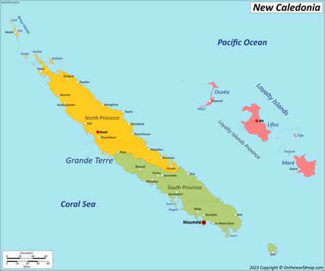 New Caledonia Map France Detailed Maps Of New Caledonia