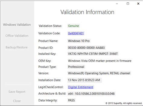 Lost Activation After Win10 Update Nov Build 10586 [error 0xc004c003] Windows 10 Forums