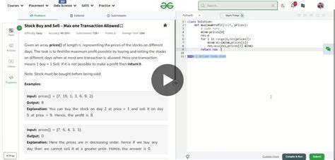 Day 8 Max Profit From Stocks Dev Srivastava Posted On The Topic