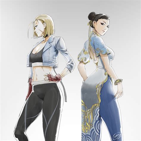 Cammy X Chun Li By Hary Nugraha Haryholiver Rstreetfighter