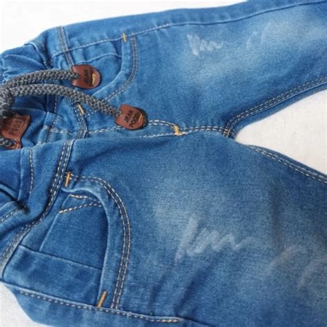 کمدا قیمت و خرید شلوار لی پسرانه رنگ آبی سایز 1و2